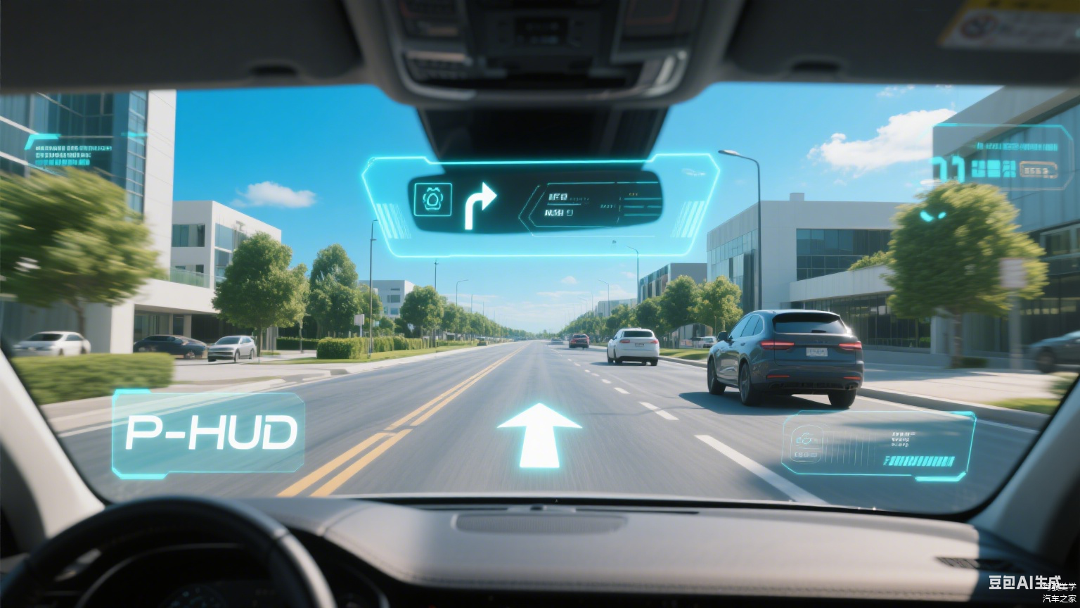 抬头显示再进阶 P-HUD让你不再低头_车家号_汽车之家