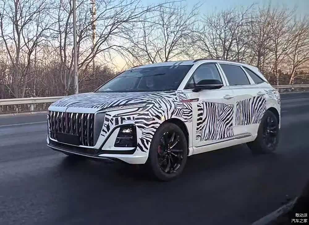 红旗全新SUV谍照曝光，有望命名为“HS3”，或搭2.0T+8AT_车家号_发现车生活_汽车之家