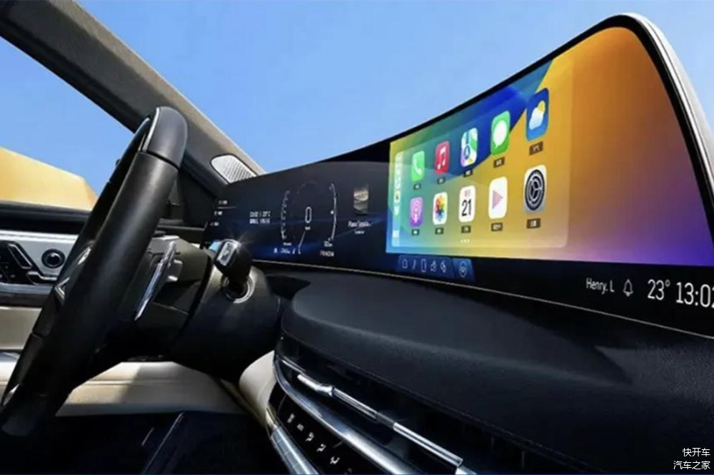 9K高清曲面屏上身！全新凯迪拉克CT6内饰曝光，科技感十足！_车家号_发现车生活_汽车之家