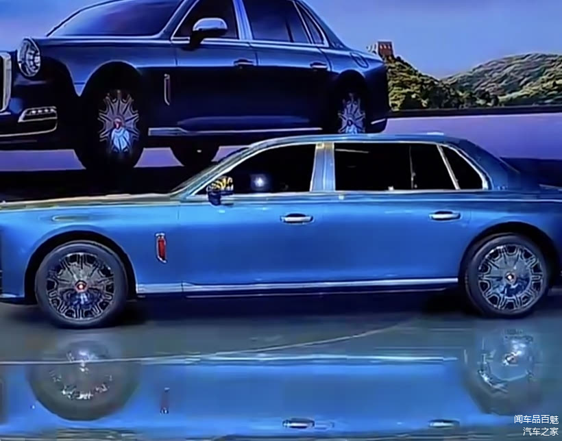 全新一代红旗L5亮相，双色外观+可升降立标，搭载自研V8发动机_车家号_发现车生活_汽车之家