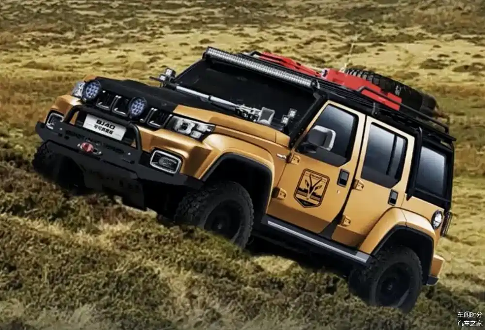 底盘升高+原厂绞盘，北京BJ40可可西里版，将成坦克300的最强对手_车家号_发现车生活_汽车之家
