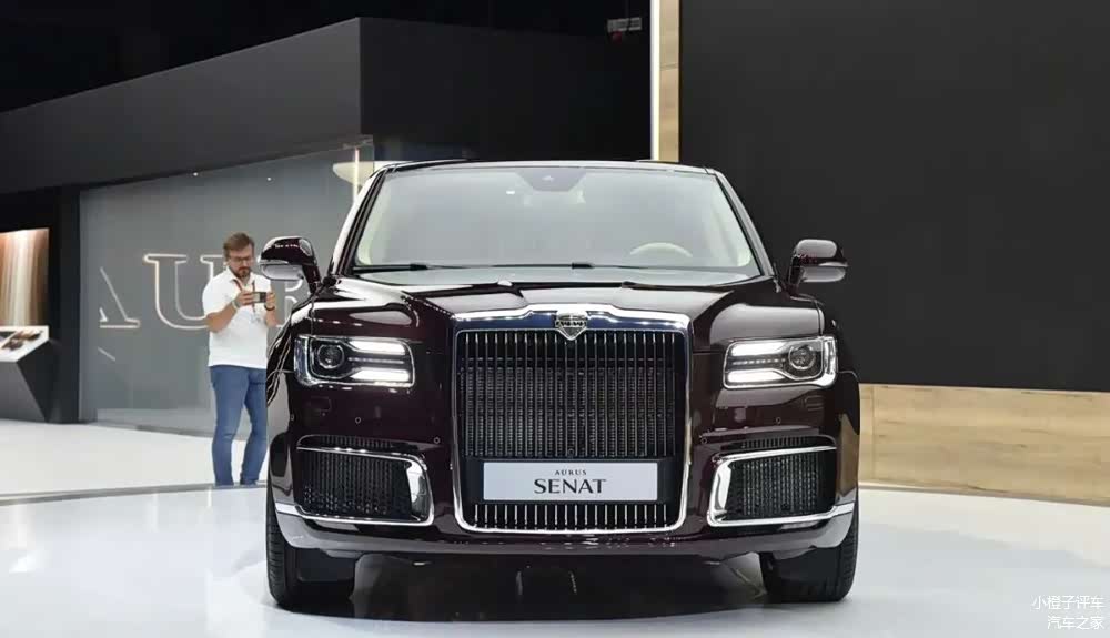 实拍俄罗斯豪华轿车阿鲁斯Senat，配V8动力，霸气程度不输红旗L5_车家号_发现车生活_汽车之家