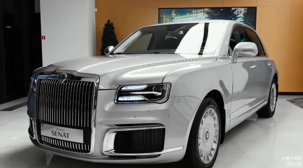 实拍俄罗斯豪华轿车阿鲁斯Senat，配V8动力，霸气程度不输红旗L5_车家号_发现车生活_汽车之家