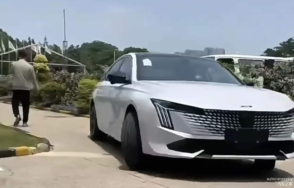 帕萨特、雅阁同级，新款东风标致508L最新实车图曝光，全新外观_车家号_发现车生活_汽车之家