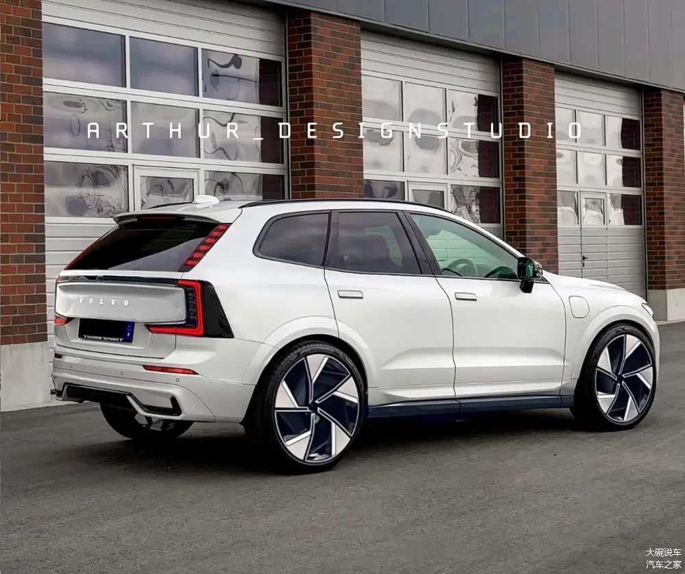 全新沃尔沃XC60纯电动版假想图 家族化的设计_车家号_发现车生活_汽车之家