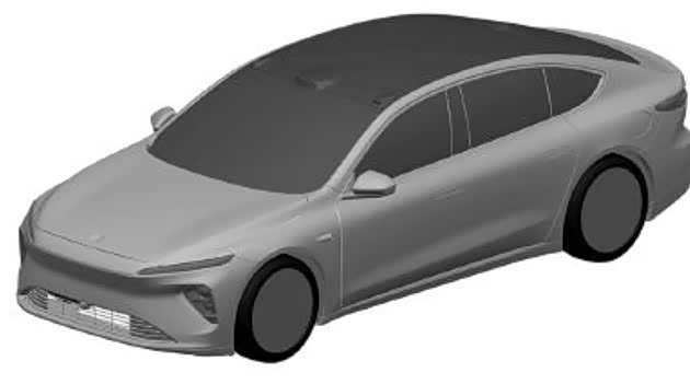 蔚来ET7专利图曝光 运动风格颇为浓郁_车家号_发现车生活_汽车之家