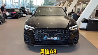 【文章】前脸六横十二纵！3.0T+8AT+340马力！22款奥迪A8L霍希双色臻藏版_车家号_汽车之家