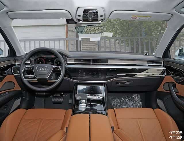 前脸六横十二纵！3.0T+8AT+340马力！22款奥迪A8L霍希双色臻藏版_车家号_汽车之家