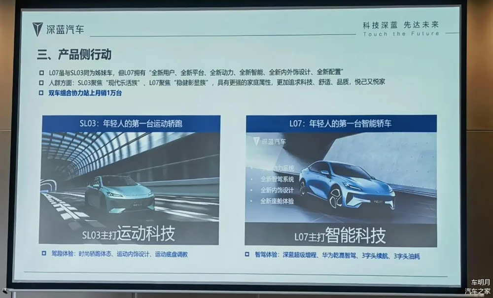 深蓝L07实车现身！超越SL03，电动尾翼吸睛，续航300km+华为智驾_车家号_发现车生活_汽车之家