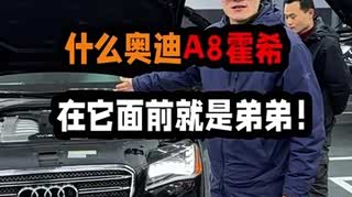 【文章】前脸六横十二纵！3.0T+8AT+340马力！22款奥迪A8L霍希双色臻藏版_车家号_汽车之家