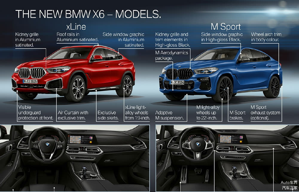 全新BMW G06 X6官图、详细数据发布，亮点全在这！_车家号_发现车生活_汽车之家